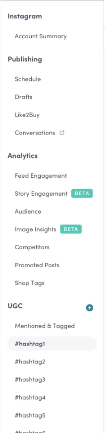 Instagram Summary Page Overview