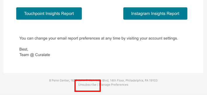 Managing Automated Email Reports