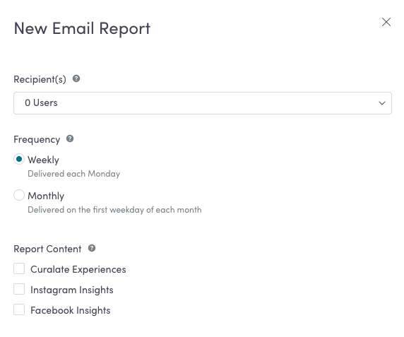 Managing Automated Email Reports